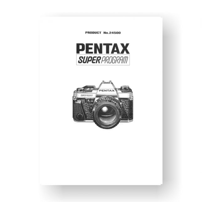 Pentax Super-Program Service Manual Parts List | Film Camera | USCamera